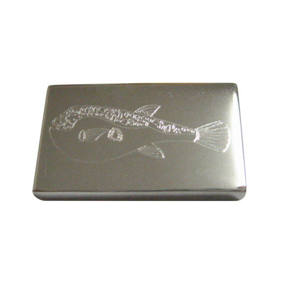 Kiola Designs | Other | Silver Toned Etched Puffer Fish Magnet | Poshmark